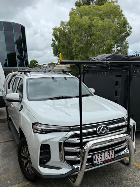 LDV T60 Max (09/21-on) 76mm Nudge Bar with removable H-Frame – GCB Bars ...